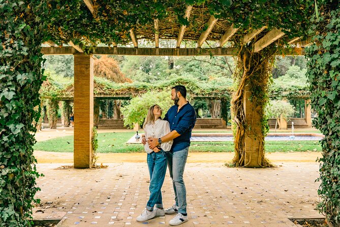 Make Seville Unforgettable: Private Photoshoot at Plaza De España - High-Quality Digital Photos Delivered