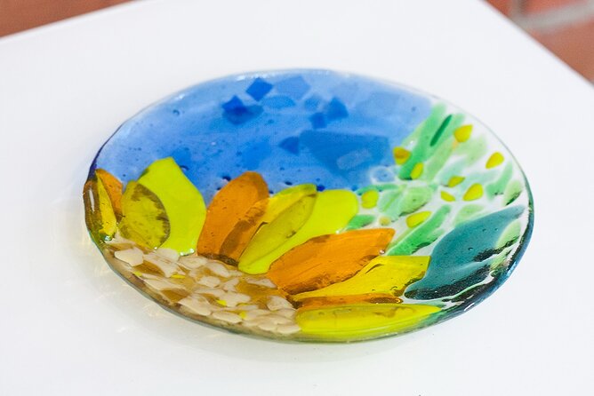 Make your own Plate: Glass Mosaic Workshop - A Creative Escape in Riga: Making Your Own Glass Mosaic Plate