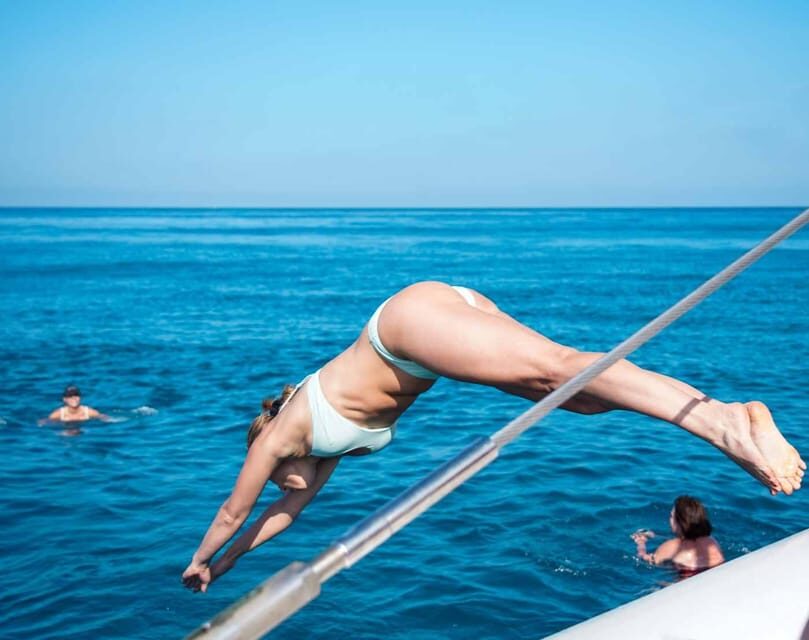 Malaga: Sailing Catamaran with Swimming and Paella Lunch - An Introduction to the Malaga Catamaran Experience