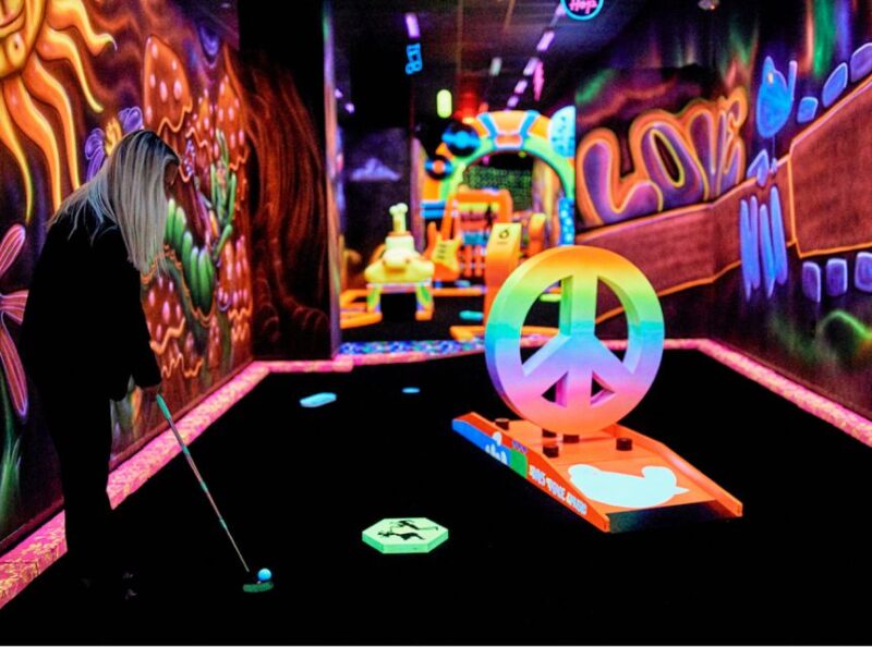 Mall of America: Rock of Ages Blacklight Mini Golf Ticket - The Experience: A Detailed Look