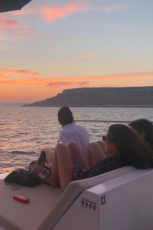 Malta: Blue Lagoon Evening Catamaran Cruise - Key Points
