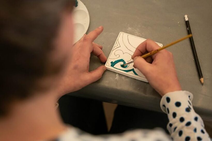 Maltese Tile - Souvenir painting workshop with local - Introducing the Maltese Tile Painting Workshop