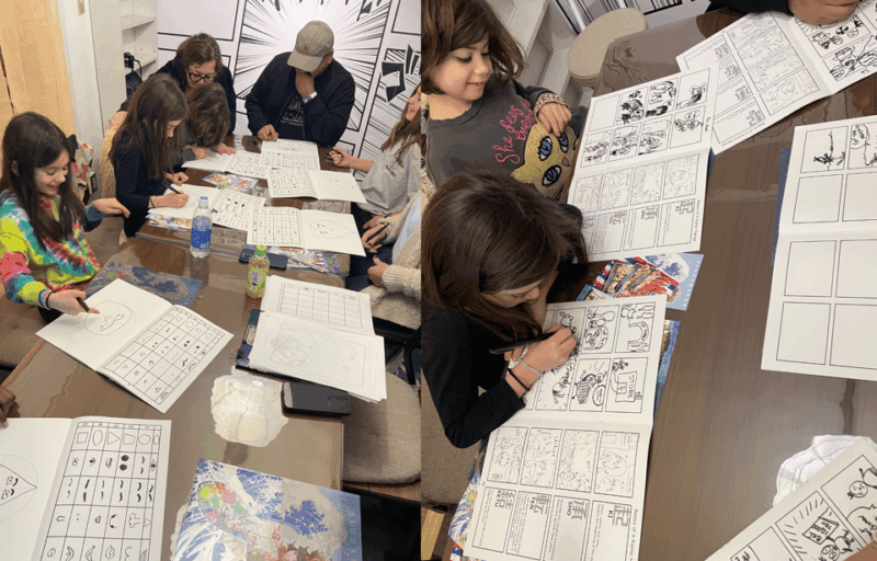 Manga Lesson by Acitive Pro-Manga Artists (Tokyo/Ikebukuro) - Character Creation and Manga Drawing Techniques