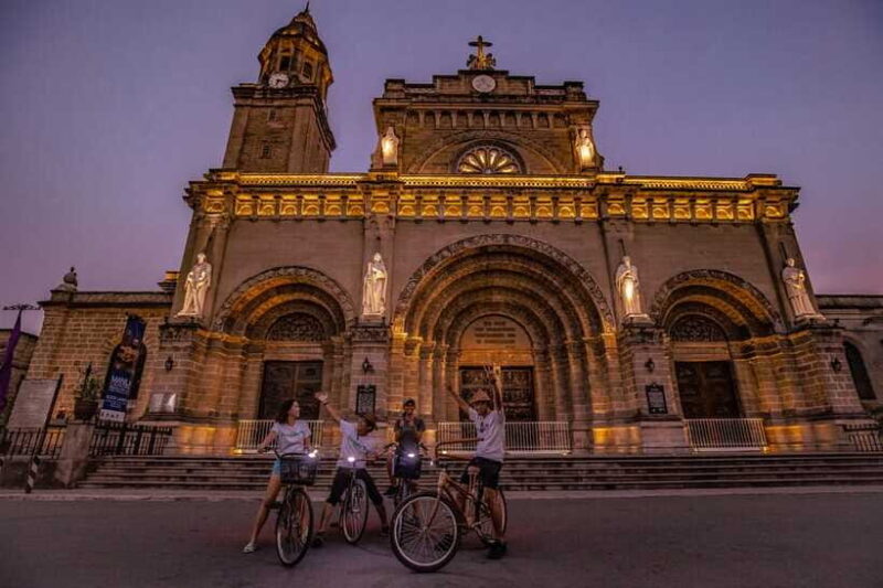 Manila: Intramuros Night Bamboo Bike Tour - Authenticity and Comfort