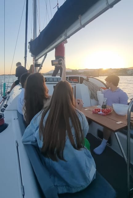 Marbella: sunset sailboat trip Drinks-Snacks,2 hour - The Sum Up