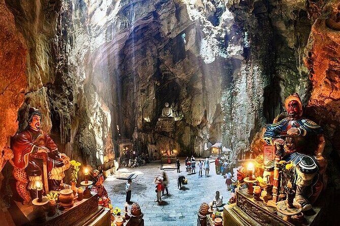 Marble Mountains Am Phu Cave and Monkey Mountain Sunset Tour - The Sunset at Monkey Mountain: A View to Remember