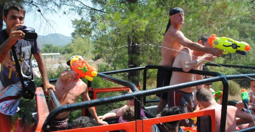 Marmaris Jeep Safari Water Fight, Colour and Foam Party - The Sum Up