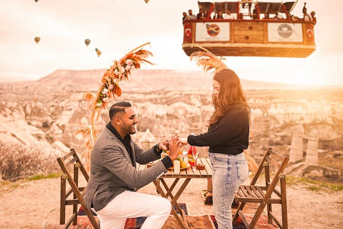 Marriage Proposal and Photoshoot in Cappadocia with Balloon view - The Sum Up