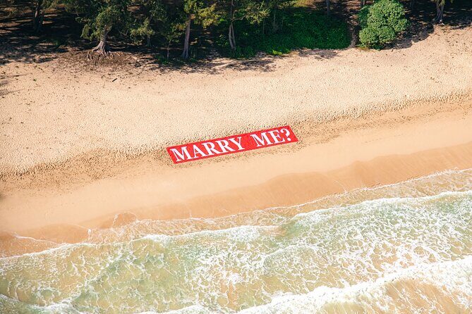 Marry Me Banner Flyover - Helicopter Proposal Flight - The Setting and What to Expect