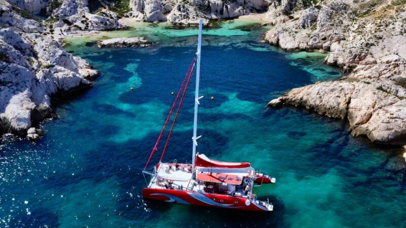Marseille : Calanques Catamaran Cruise with Lunch & Wine - FAQ