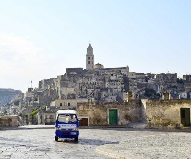 Matera: City Center and Murgia Park Porter Tuk-Tuk Tour - Key Points