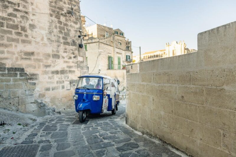 MATERA SASSI: Guided Tour by Ape Calessino - Important Information