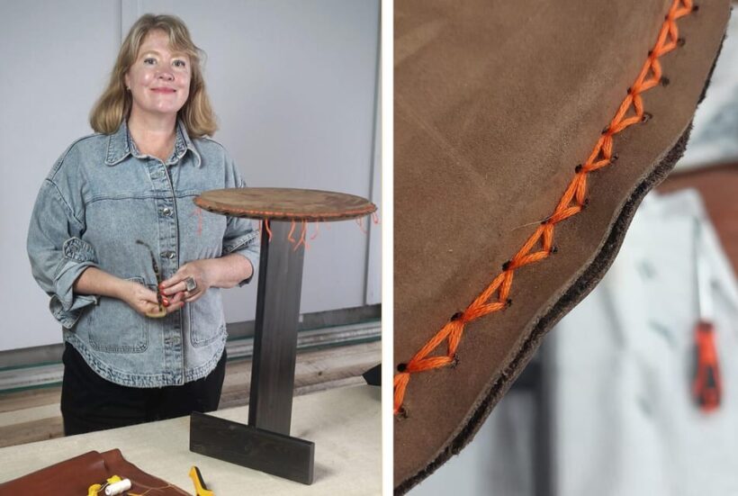 Matosinhos, Porto: Leather Side-Table Workshop - 11 Dec - Key Points