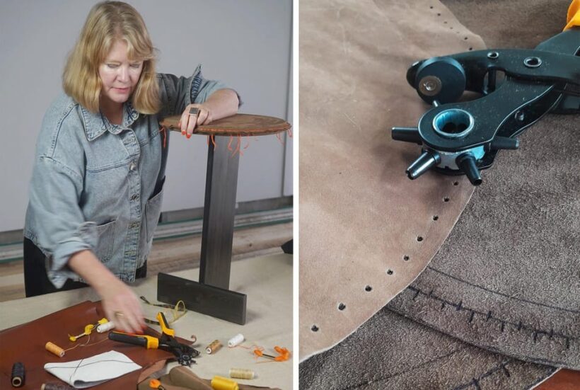 Matosinhos, Porto: Leather Side-Table Workshop - 11 Dec - An Authentic Porto Experience in a Creative Setting