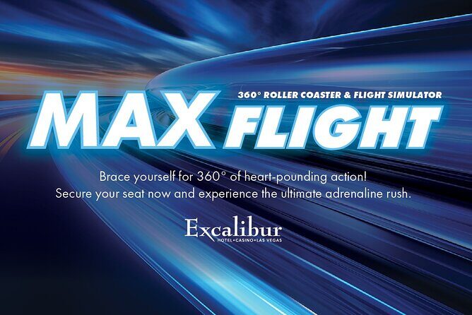 Max Flight Simulator at Excalibur Hotel and Casino - Location and Access