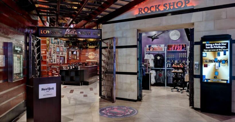 Meal at the Hard Rock Cafe Hollywood Florida - An Authentic American Dining Atmosphere