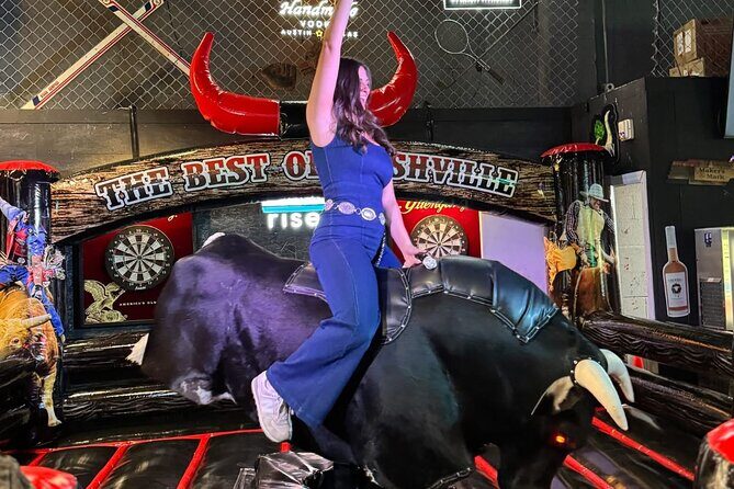Mechanical Bull Ride at The Green Light Bar - Key Points