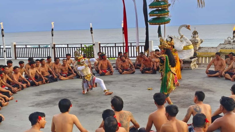 Melasti Kecak Fire Dance, Sunset & Ocean Cliff Views in Bali - Key Points