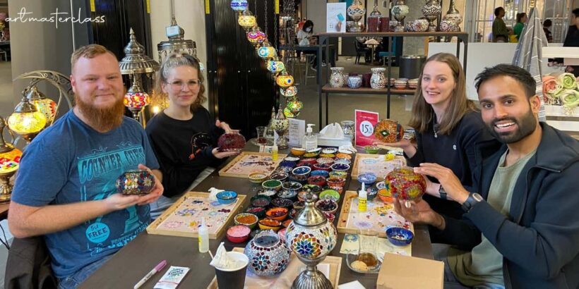 Melbourne: Mosaic Art Classes - Turkish Lamp Workshop - An Artistic Journey in the Heart of Melbourne