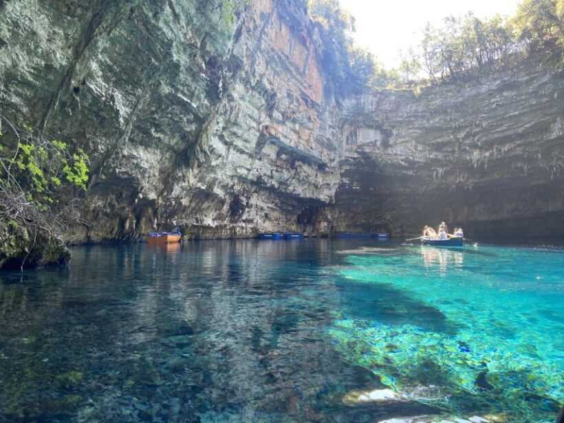 Melissani lake - Myrtos beach swimming - Key Points