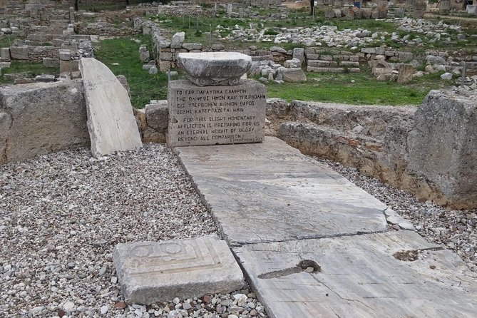 Mercedes Private Tour Apostle Paul Biblical Footsteps in Corinth - Whats Included in Your Tour Package