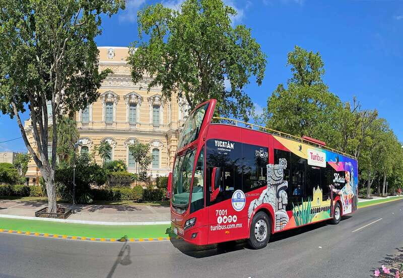 Mérida: Panoramic Sightseeing Tour Bus Ticket with 2 Routes - What the Tour Includes and How It Works
