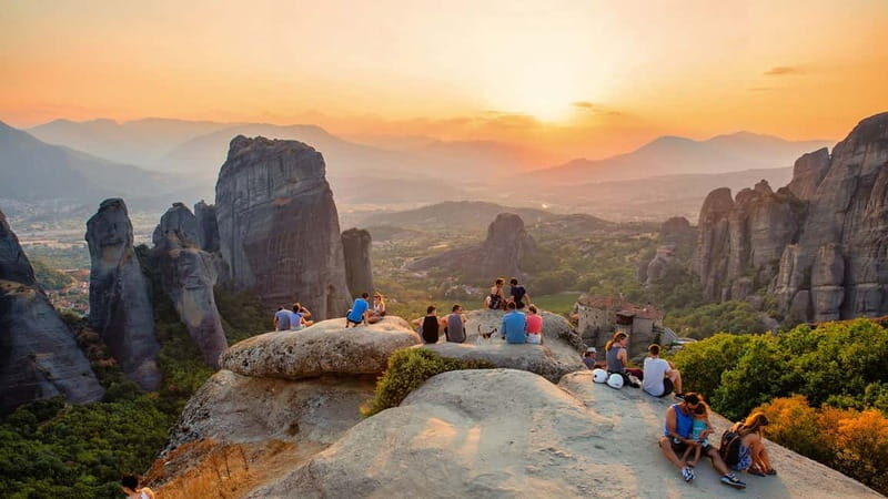 Meteora: Sunset Small Size Tour with Monastery & Caves visit - Transportation & Group Size