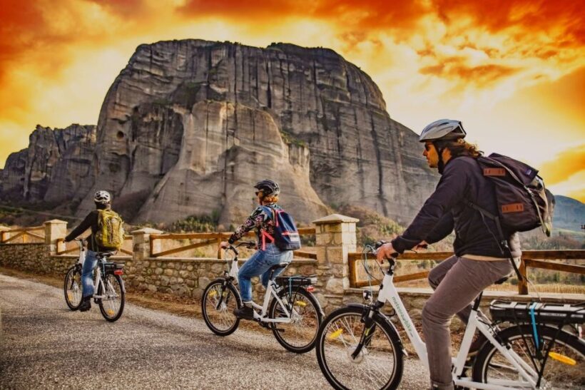 Meteora Sunset Tour on E-bikes - A Detailed Look at the Meteora Sunset E-Bike Tour