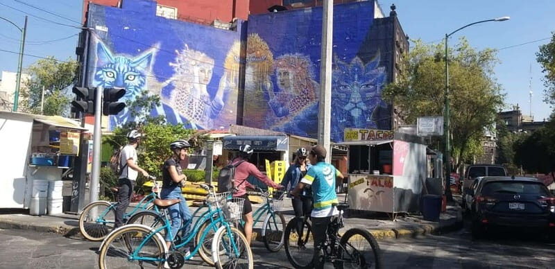 Mexico City: Art Naco, murals & street art bike tour - A Typical Day on the Tour
