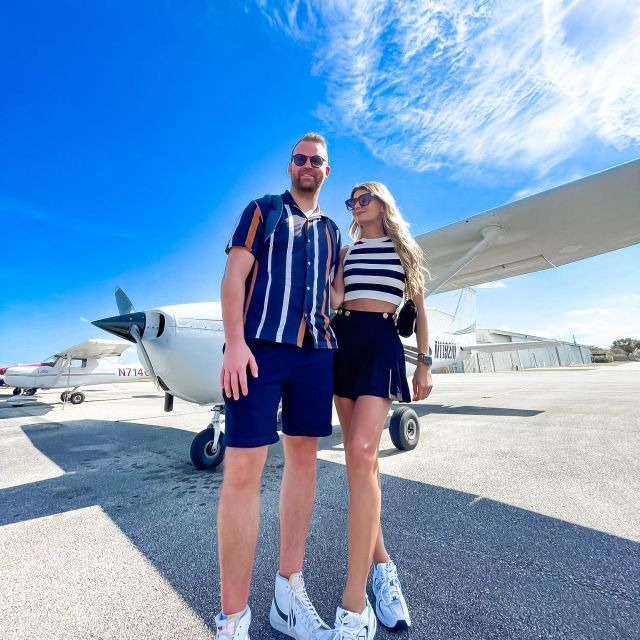 Miami Beach: Private Luxury Airplane Tour with Champagne - Key Points