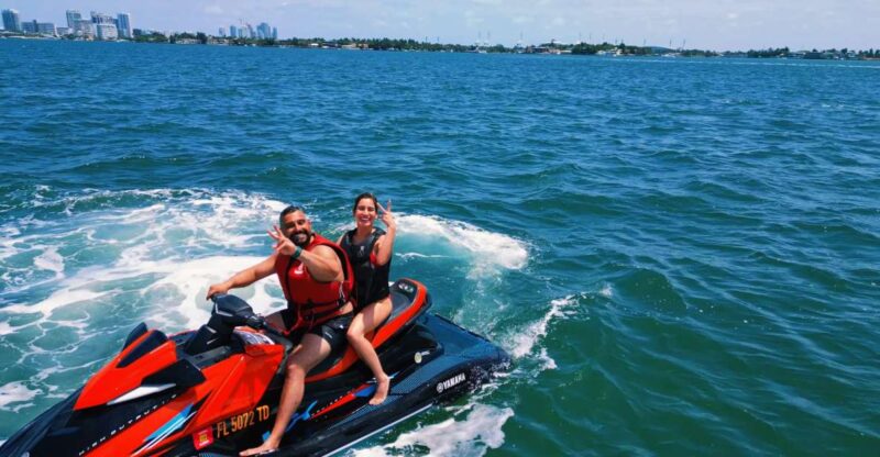Miami: Biscayne Bay Jet Ski Rental & Free Boat Ride - Key Points