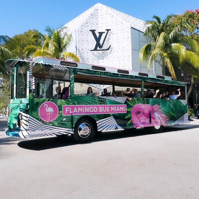 Miami Bus Tour Flamingo Open Air Trolley Bus Tours City Tour - Key Points