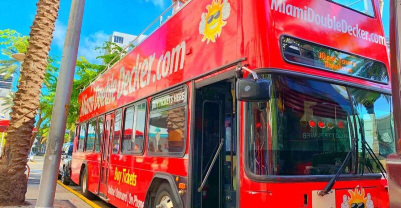 Miami: Double-Decker Bus Tour with Optional Boat Cruise - Price & Value