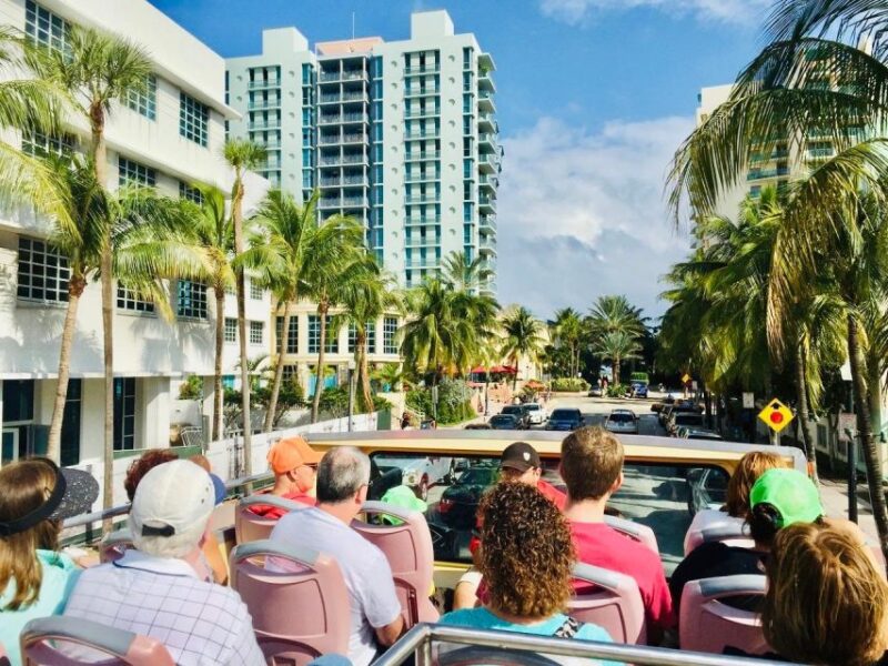 Miami: Double-Decker Bus Tour with Optional Boat Cruise - Authentic Perspectives from Travelers