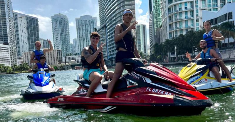 Miami: Jet Ski Adventure with Complimentary Speed Boat Ride - Key Points