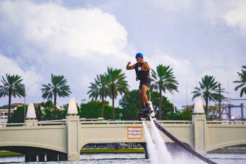 Miami: Learn to Flyboard with a Pro! 30 min session - A Detailed Look at the Flyboarding Experience