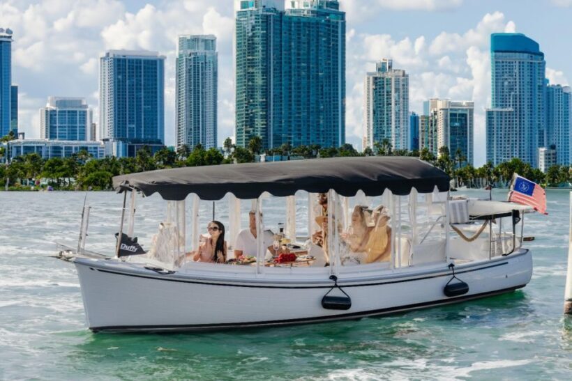 Miami: Luxury E-Boat Cruise with Wine and Charcuterie Board - Miami: Luxury E-Boat Cruise with Wine and Charcuterie Board