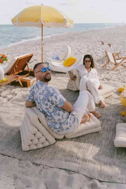 Miami: Private Beach Lounge and Picnic Set Up - Authentic Perspectives from Visitors