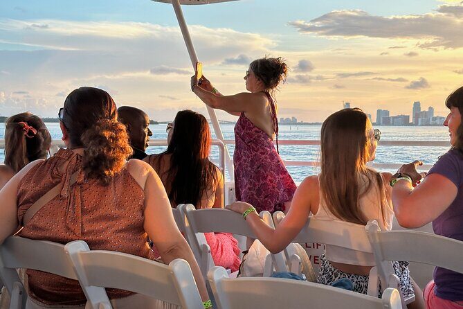 Miami Skyline and Biscayne Boat Party and Open Bar with Music - Assessing the Value