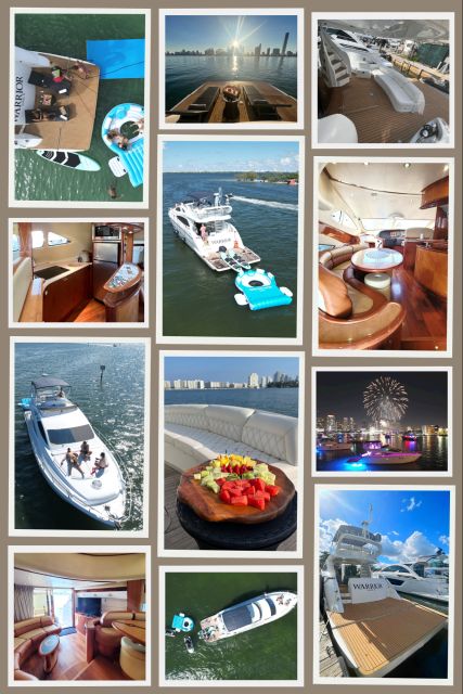 Miami Yacht Rental with Jetski, paddleboards, Inflatables - Who Would Love This Tour?