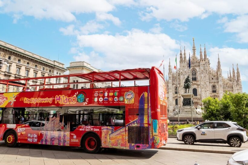 Milan: City Sightseeing Hop-On Hop-Off Bus with Audio Guide - Key Points