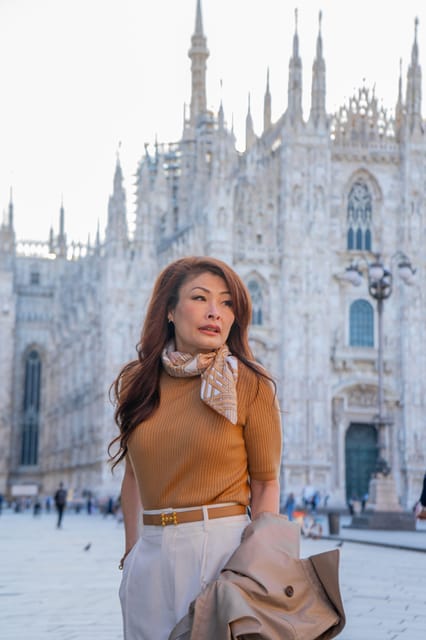 Milan: Duomo Square and Gallery Private Photo Shoot - Optional Visit to Sforza Castle
