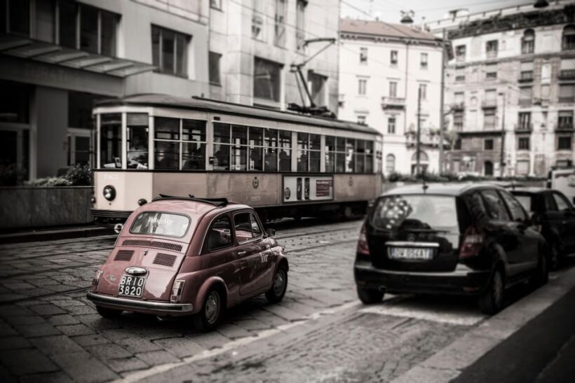 Milan: Fast Tour by Vintage Red Fiat 500 (30 mins, no stop) - A Closer Look at the Milan Vintage Fiat 500 Tour