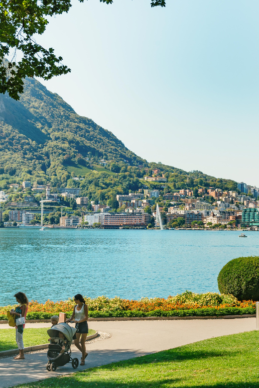 Milan: Lake Como, Bellagio & Lugano Tour With Private Cruise - Visiting Lugano