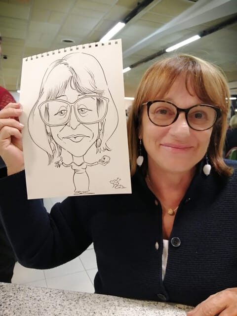 Milan: on the trail of Renzo Tramaglino with caricature to participants - The Walk to the End: Food and Relaxation