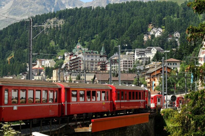 Milan: Private St. Moritz Day Tour With Bernina Express Trip - The Bernina Express Experience