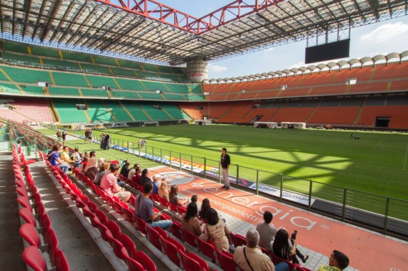 Milan: San Siro Stadium Entry Ticket and Optional Bus Ticket - Walking on the Pitch and Locker Rooms