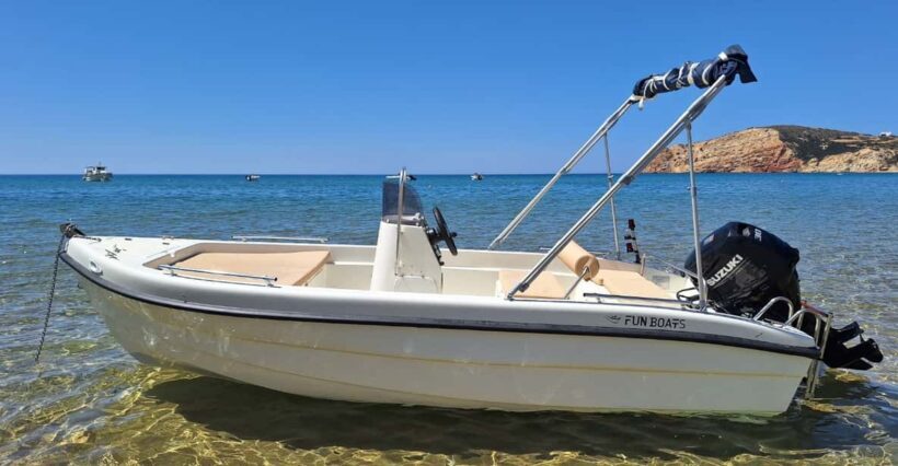 Milos Boat rental - Key Points