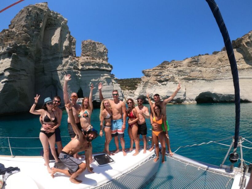 Milos: Full-Day Catamaran Cruise with Paddle Board - Setting Out from Adamas: A Scenic Departure