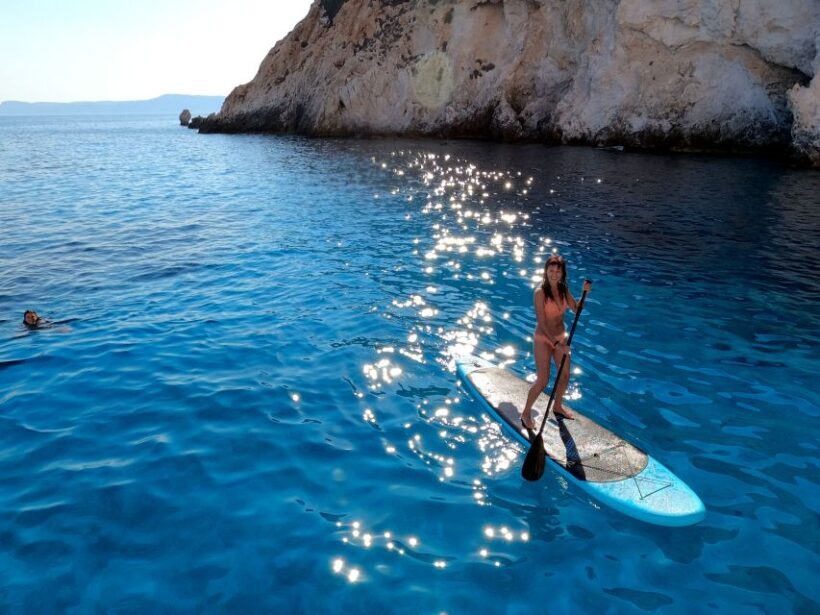 Milos: Full-Day Catamaran Cruise with Paddle Board - The Showstopper: Kleftiko